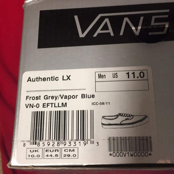 Vans | Shoes | Vans Vault Authentic Lx Frost Grey 3m Reflective | Poshmark